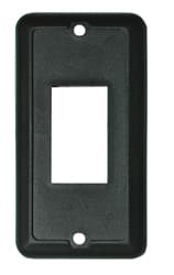 Faceplate For Slide-Out and Waterproof Switches, Black